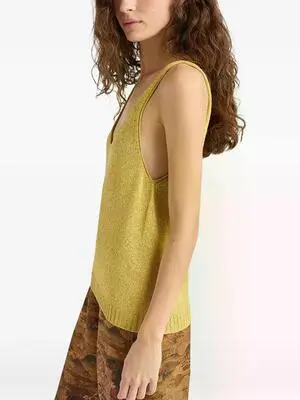 Momoni Ribbed Knit Tank Top