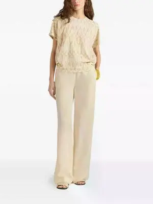 Momoni Elasticated Wide-leg Trousers