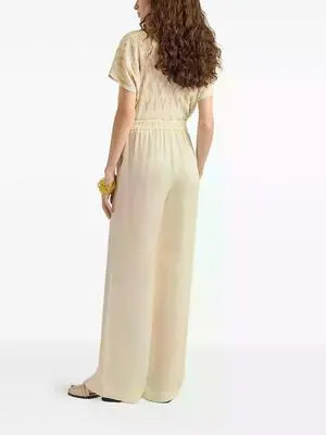 Momoni Elasticated Wide-leg Trousers