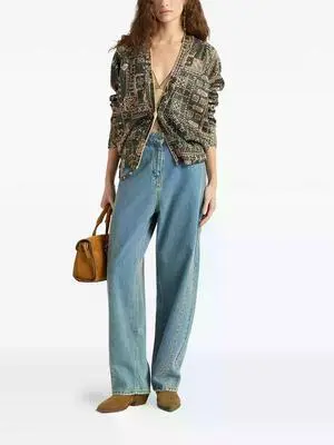 Momoni Eduardo Printed Sequin Cardigan