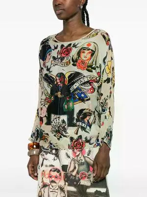 The Artistylist Printed Blouse