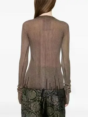 UMA WANG Ribbed Top
