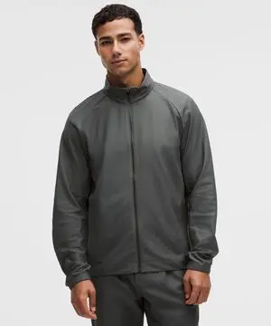 Lululemon Knit Warm-up Jacket - Onyx Grey/onyx Grey