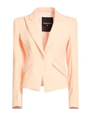 Patrizia Pepe Single-breasted Crepe Blazer - Orange