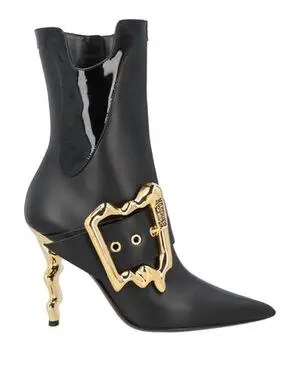 Moschino Ankle Boots Size Calfskin - Black