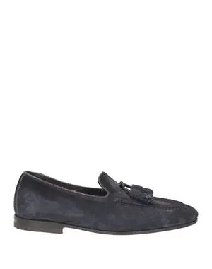 Santoni Loafers Midnight Size Soft Leather - Blue