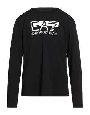 EA7 T-shirt Size Cotton, Elastane - Black
