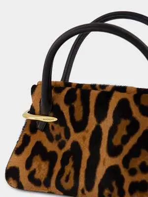 Givenchy Leopard Print Mini Pinch Bag In Pony Effect Leather