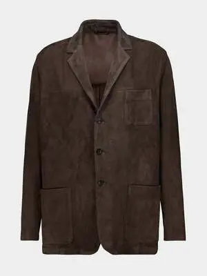 Boglioli Suede Shirt Jacket - Brown