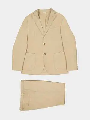 Boglioli Cotton Two-piece Suit - Beige