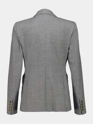 BLAZÉ MILANO Houndstooth Virgin Wool Blazer