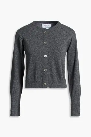 Thom Browne Cashmere Cardigan - Dark Gray
