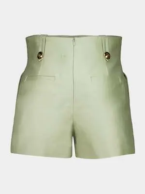Zimmermann Wool And Silk Tailored Shorts