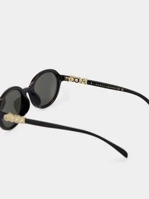 Gucci Round Frame Acetate Sunglasses