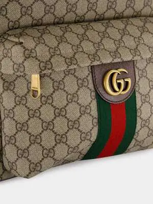 Gucci Gg Monogram Twill Backpack - Multicolour