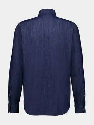 Boglioli Dark Cotton Long-sleeve Shirt