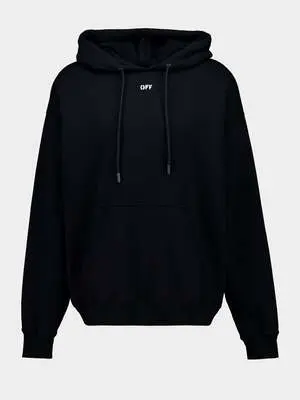 Off-White 3d Arrow Spray Skate Hooded Sweatshirt - Black