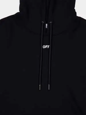 Off-White 3d Arrow Spray Skate Hooded Sweatshirt - Black