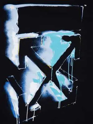 Off-White 3d Arrow Spray Skate Hooded Sweatshirt - Black