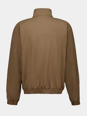FERRAGAMO Walnut Reversible Blouson Jacket