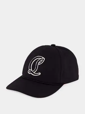 CHRISTIAN LOUBOUTIN Mooncrest Ivy Ac Cap - Black
