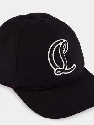 CHRISTIAN LOUBOUTIN Mooncrest Ivy Ac Cap - Black