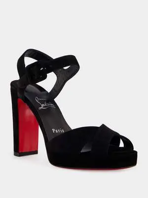 CHRISTIAN LOUBOUTIN Cora 100 High-heel Sandals - Black