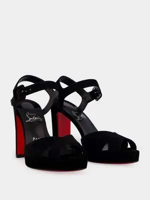 CHRISTIAN LOUBOUTIN Cora 100 High-heel Sandals - Black
