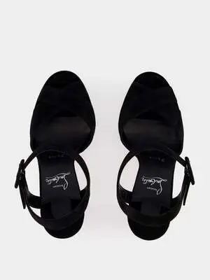 CHRISTIAN LOUBOUTIN Cora 100 High-heel Sandals - Black
