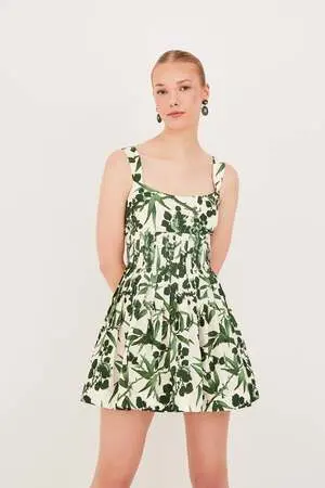 Cara Cara Ria Dress - Colette Toile Green