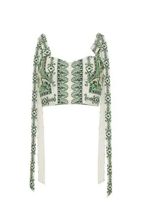 Cara Cara Faiza Top - Hudson Scarf Mint