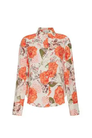 Cara Cara Perfect Shirt - Blossoms Egret