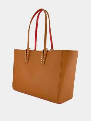 CHRISTIAN LOUBOUTIN Cuoio Cabata Small Tote Bag - Brown