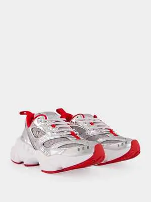 CHRISTIAN LOUBOUTIN So Flo Running Sneakers - Silver