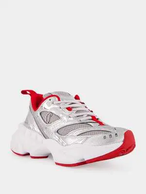 CHRISTIAN LOUBOUTIN So Flo Running Sneakers - Silver