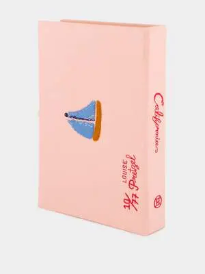 OLYMPIA LE-TAN Greetings From California Clutch - Pink