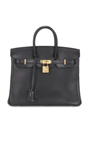FWRD RENEW Hermes Swift Birkin 25 Handbag - Noir