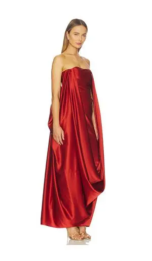 Alejandra Alonso Rojas Draped Overlay Gown