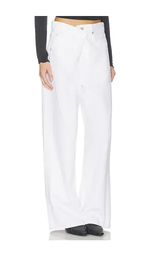 AGOLDE Vana Fold Jeans In White