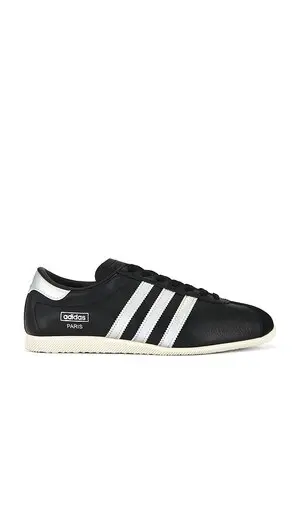 ADIDAS ORIGINALS Paris Sneaker In Black - Core Black  Silver Metallic & Crew White