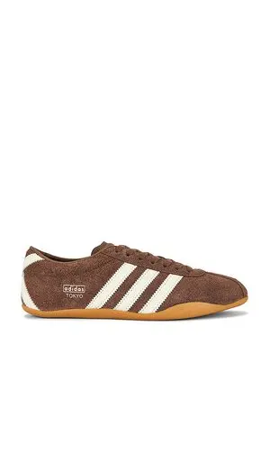ADIDAS ORIGINALS Tokyo Sneaker In Brown - Earth Strata  Off White & Gum 3