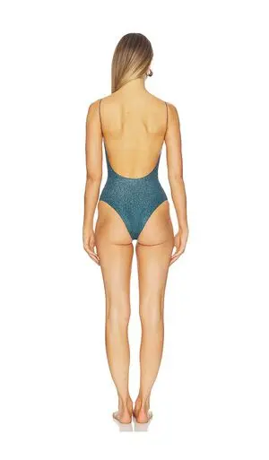 Oseree Lumiere Maillot One Piece Swimsuit - Peacock