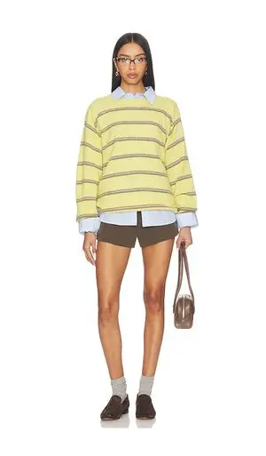 Eterne James Sweater In Yellow