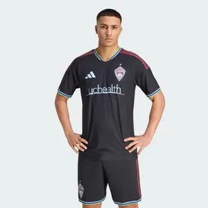 Adidas Colorado Rapids 26/27 Home Authentic Jersey - Black / Light Sky
