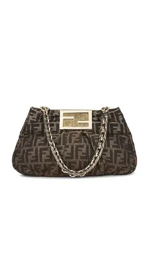FWRD RENEW Fendi Zucca Mia Tote Bag - Brown
