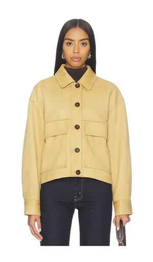 ELODIE THE LABEL Liora Faux Suede Jacket
