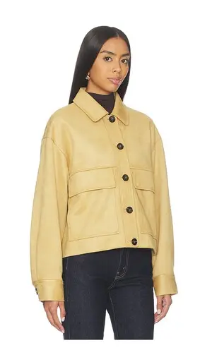 ELODIE THE LABEL Liora Faux Suede Jacket