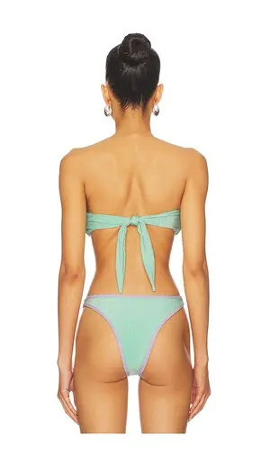 FAE Tallara Bandeau Bikini Top - Frost