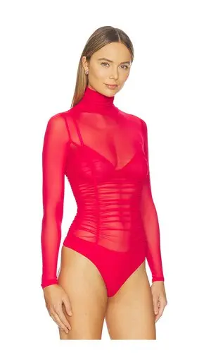AFRM Nixie Bodysuit In Red