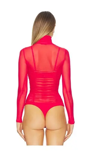 AFRM Nixie Bodysuit In Red